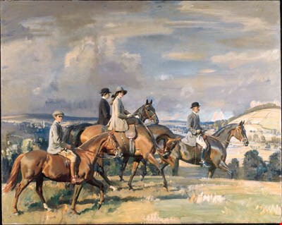 Sir Alfred J. Munnings, P.R.A.(British, 1878-1959) , Lord and Lady ...