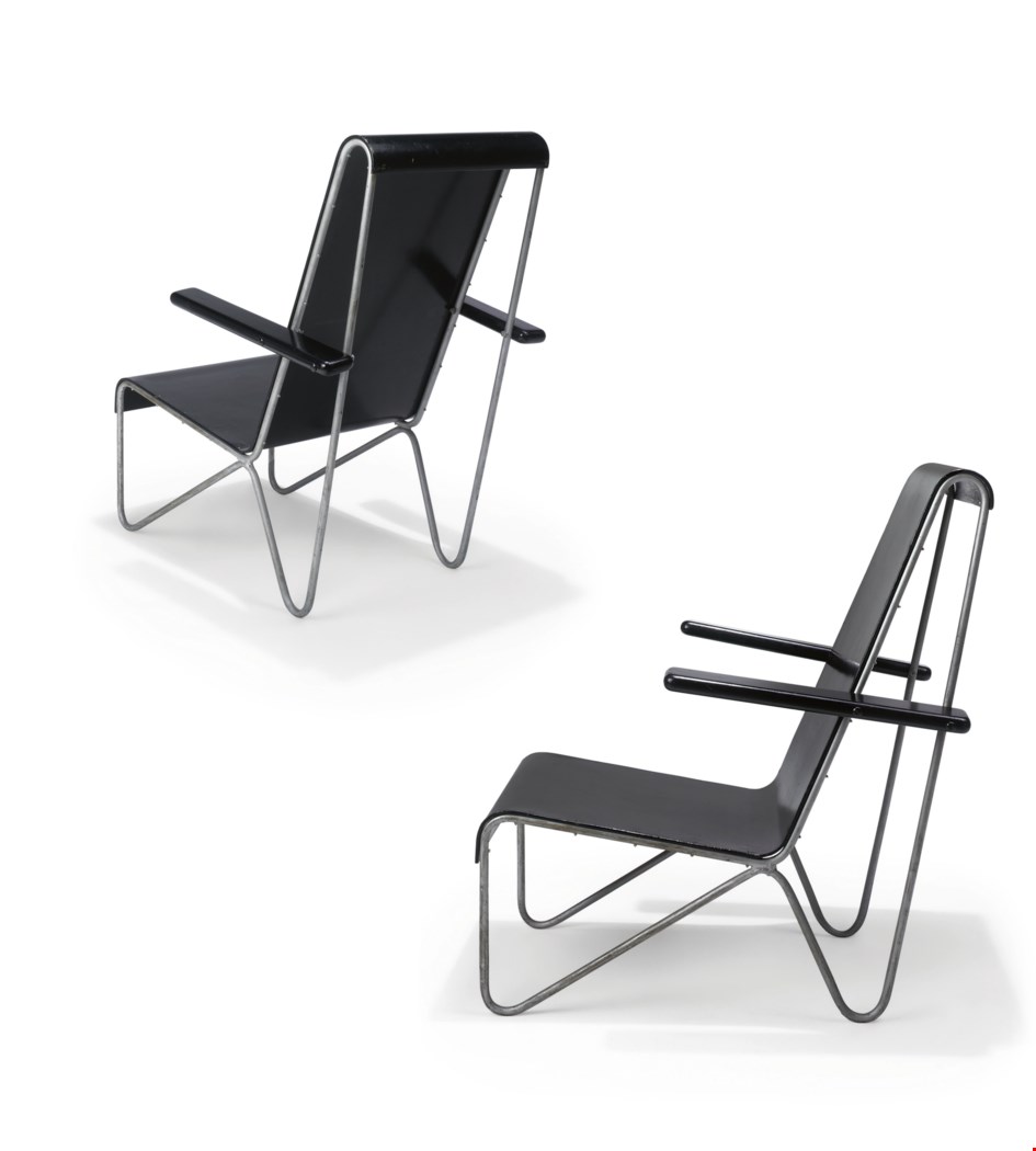 GERRIT RIETVELD FOR METZ & CO. , BEUGELSTOEL, DESIGNED 1927, EXECUTED ...