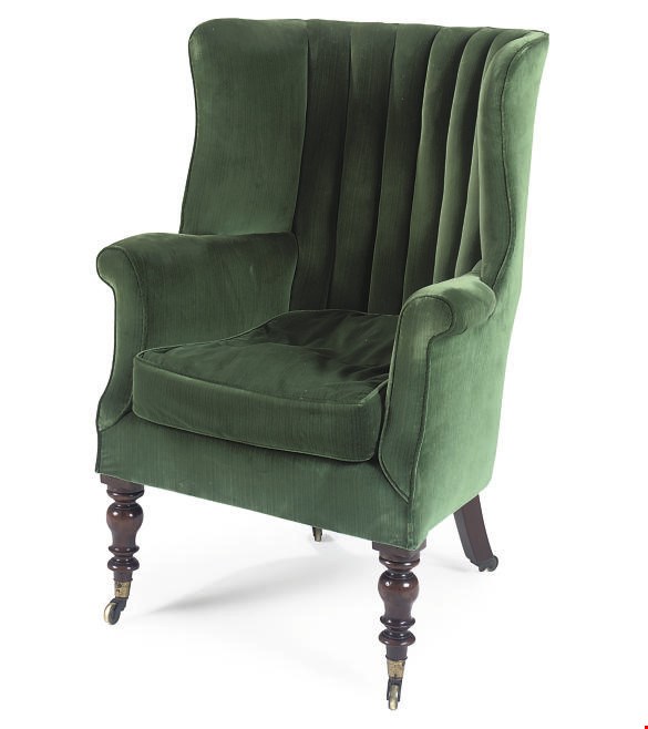 A REGENCY MAHOGANY WING ARMCHAIR , CIRCA 1820 | Christie's