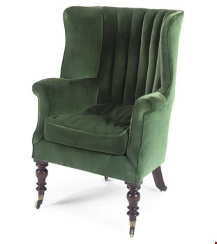 A REGENCY MAHOGANY WING ARMCHAIR , CIRCA 1820 | Christie's