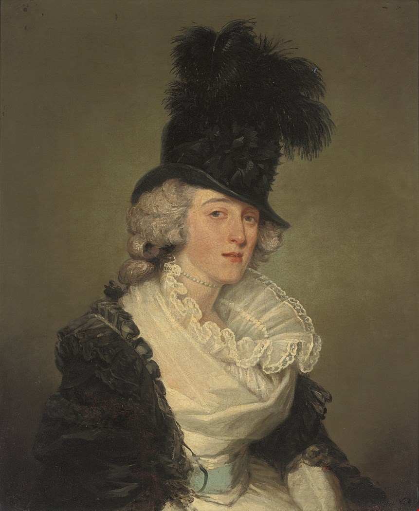 Manner of Gilbert Stuart , Portrait of a lady, traditionally identified ...