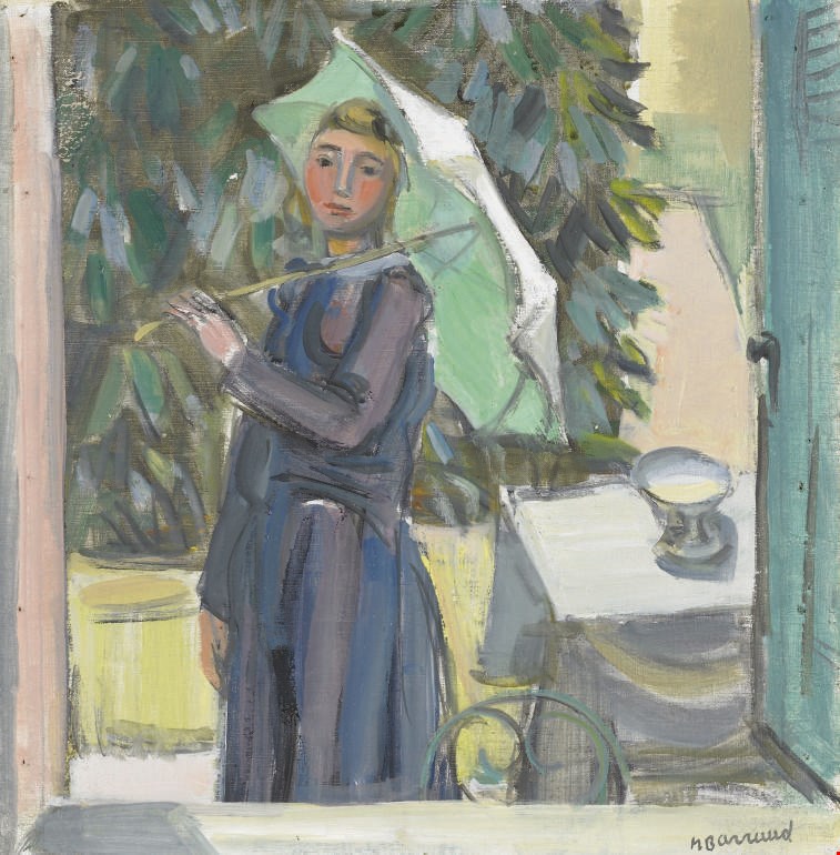MAURICE BARRAUD (1889-1954) , Petite figure à la fenêtre | Christie's