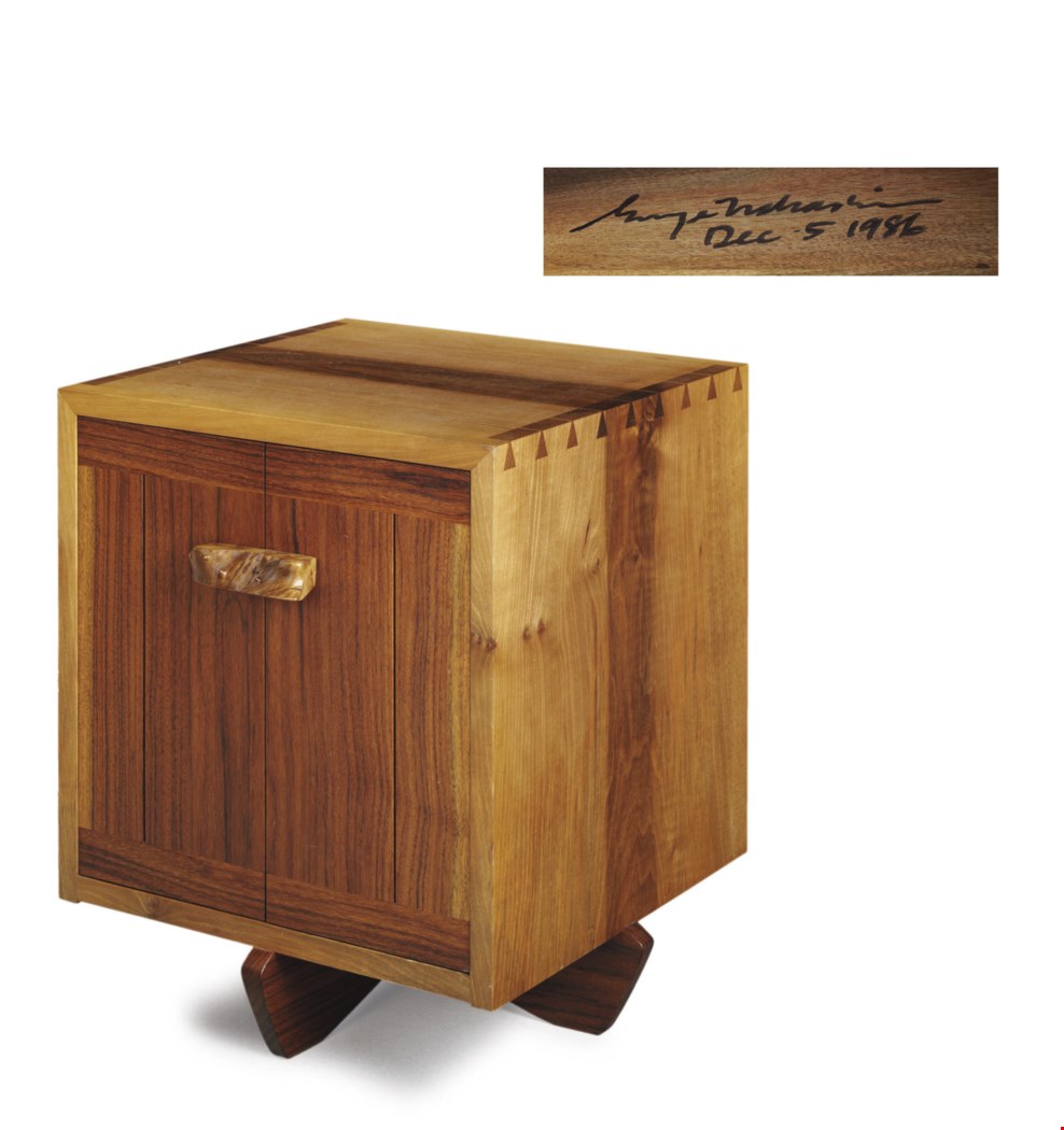 GEORGE NAKASHIMA (1905-1990) , A 'KORNBLUT' WALNUT, ROSEWOOD AND MAPLE ...