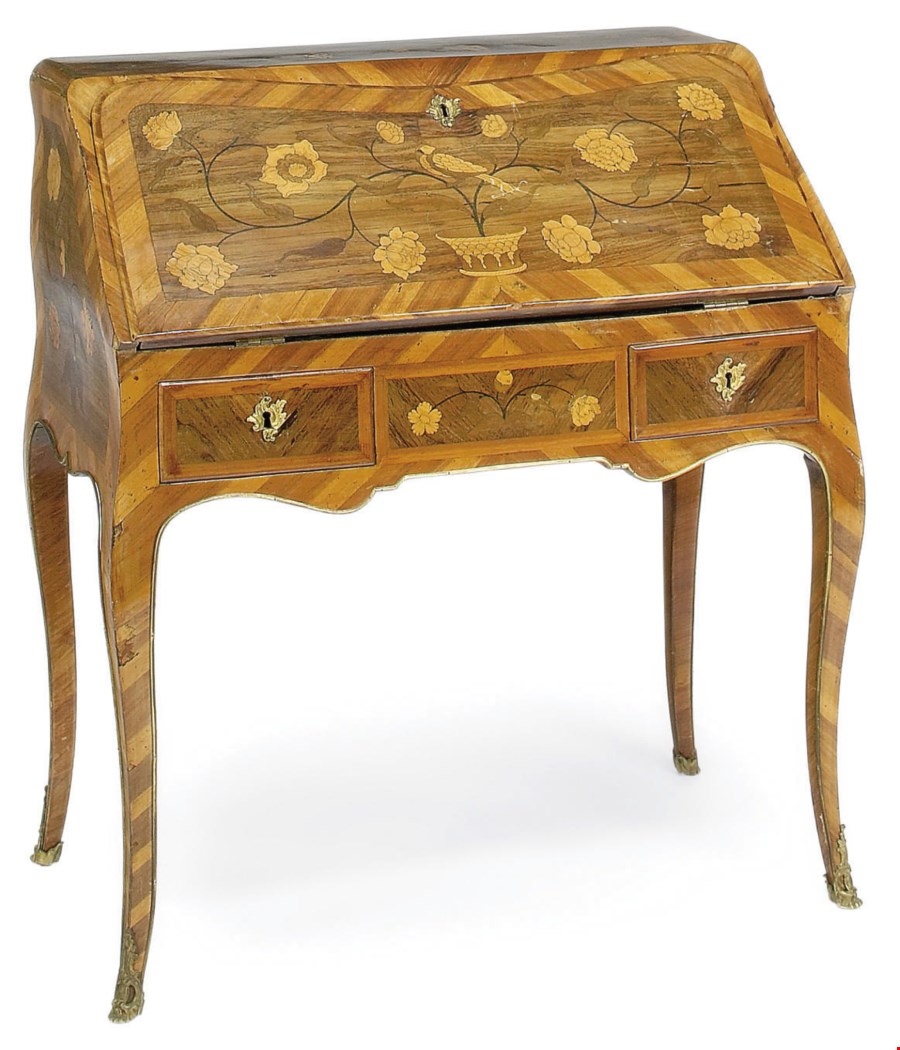 BUREAU EN PENTE D'EPOQUE LOUIS XV , ESTAMPILLE DE DENIS GENTY | Christie's