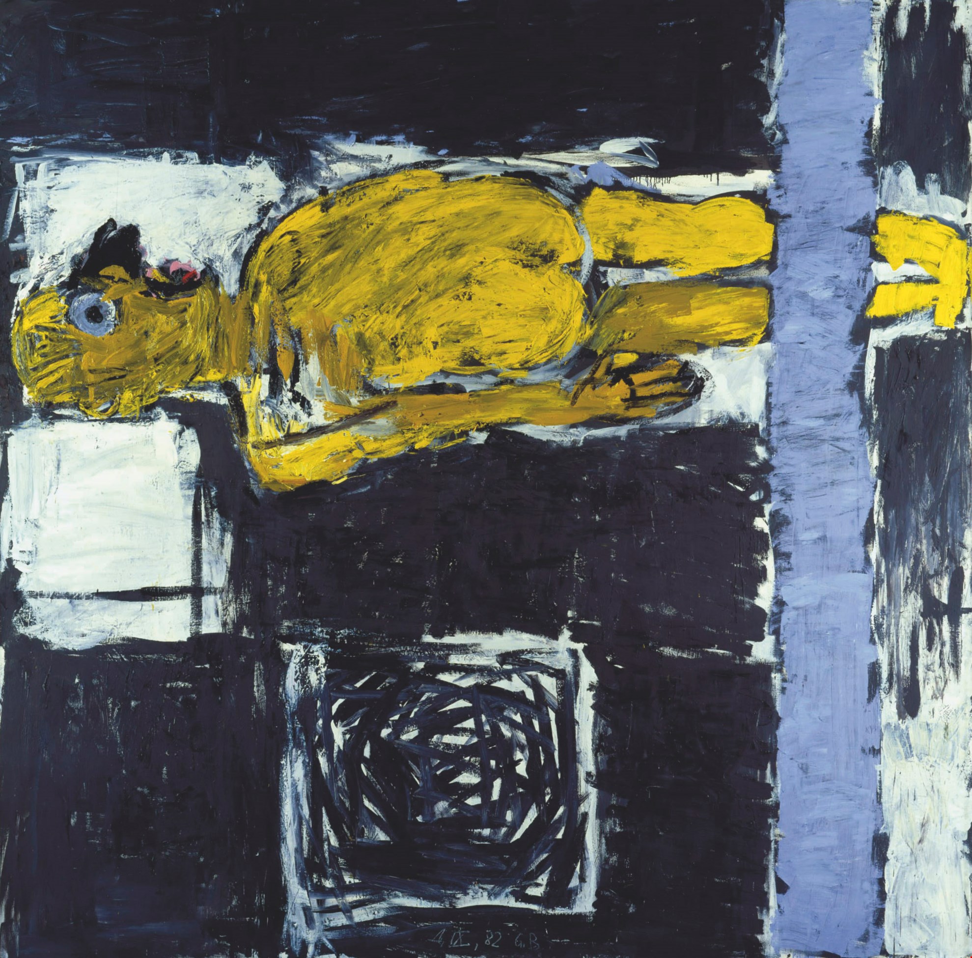 Georg Baselitz (b. 1938) , Franz im Bett | Christie's