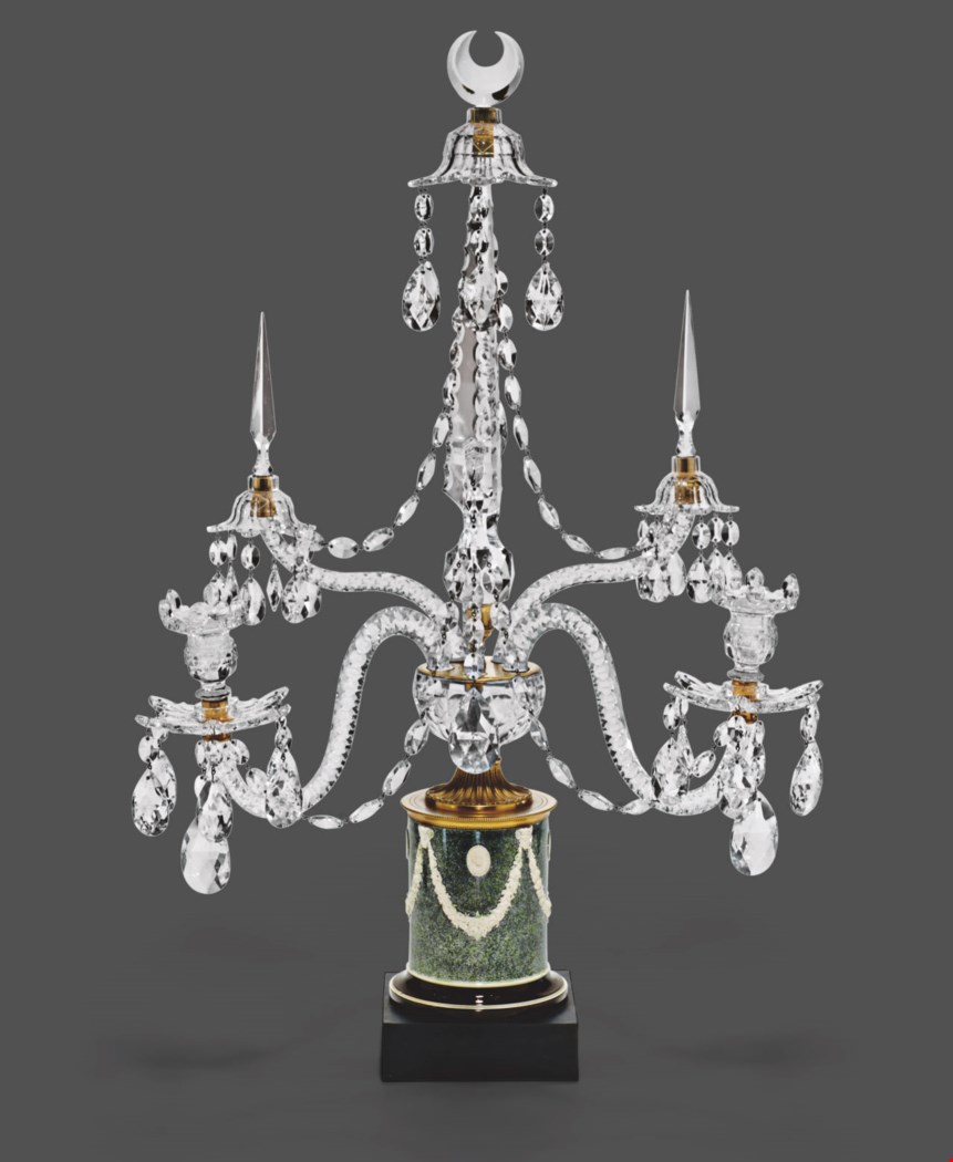 A WEDGWOOD & BENTLEY CREAMWARE, BLACK BASALTES AND CUT-GLASS ...