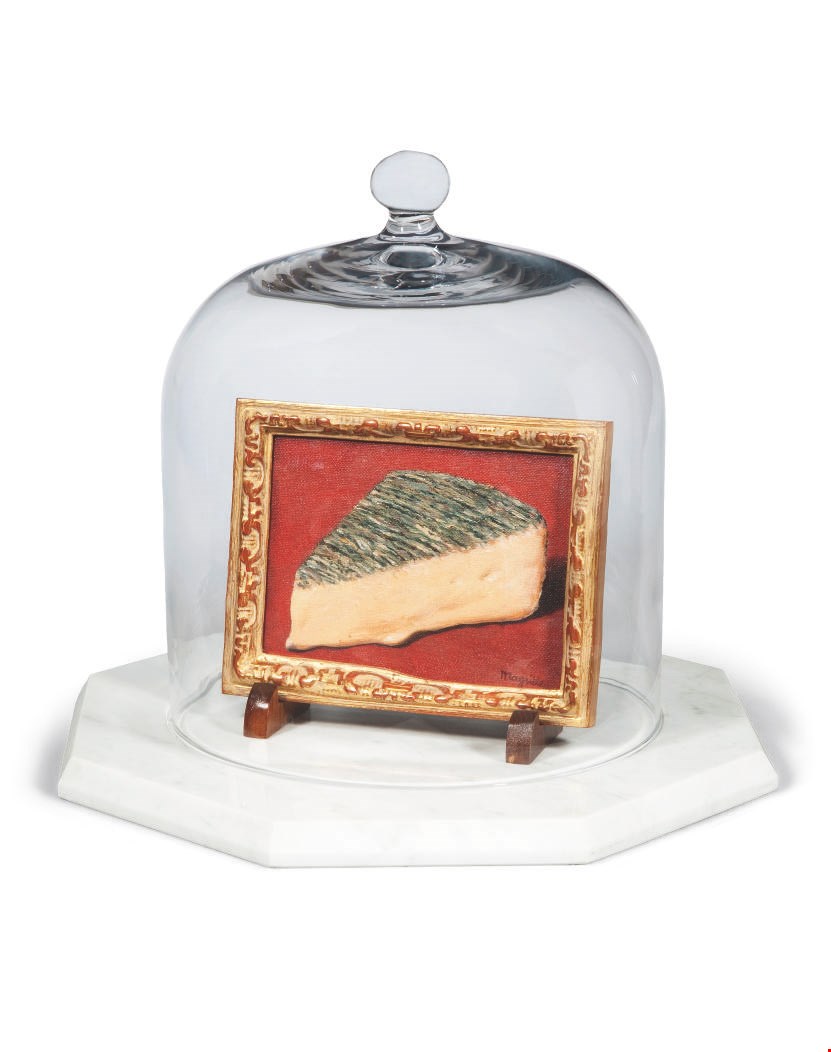 D'APRES RENE MAGRITTE (1898-1976) , CECI EST UN MORCEAU DE FROMAGE ...