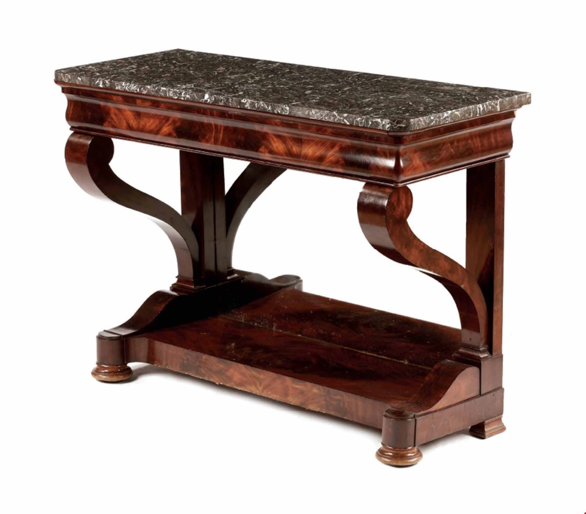 A DUTCH MAHOGANY CONSOLE TABLE , SECOND QUARTER 19TH CENTURY | Christie's