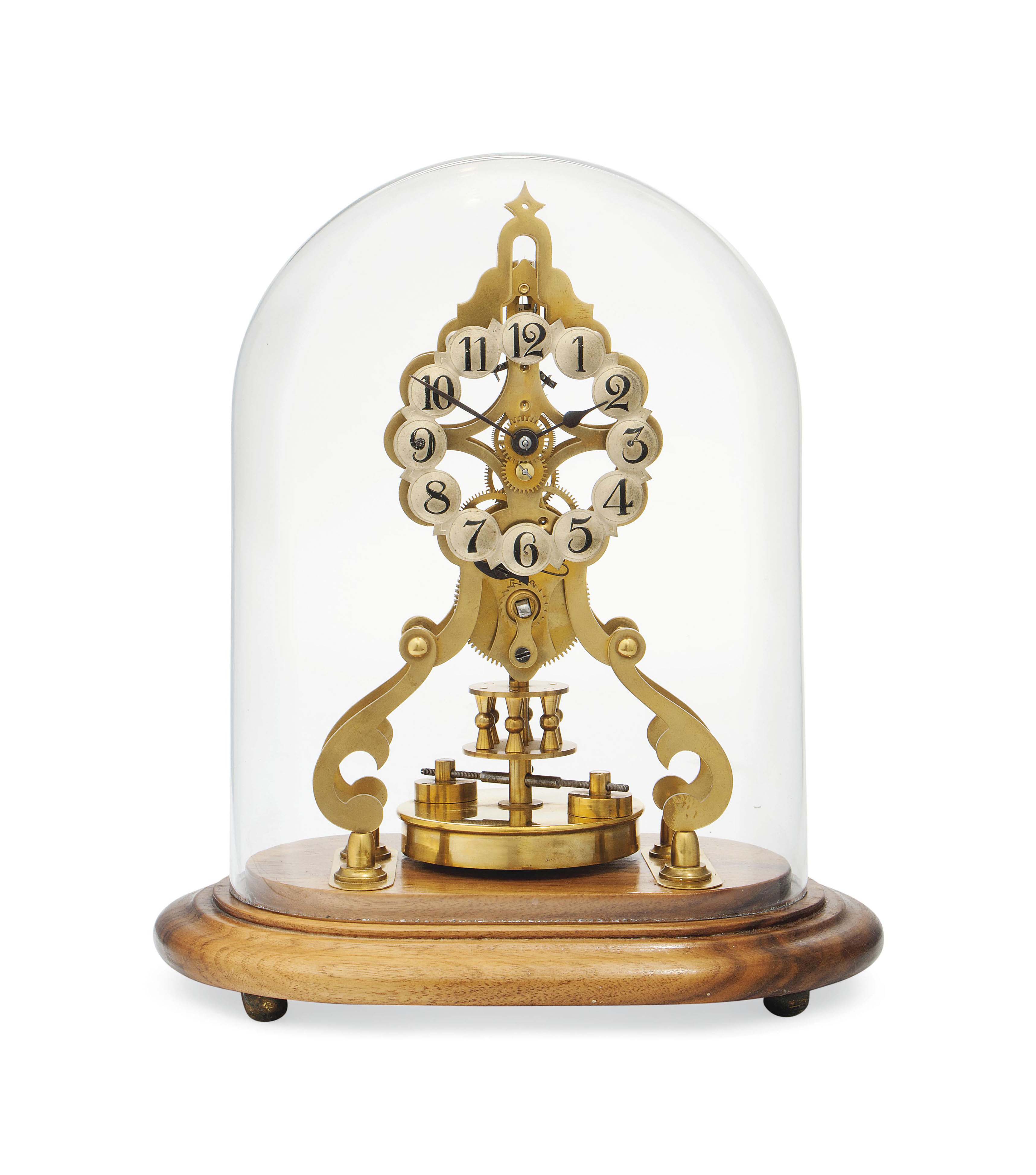 german skeleton clock