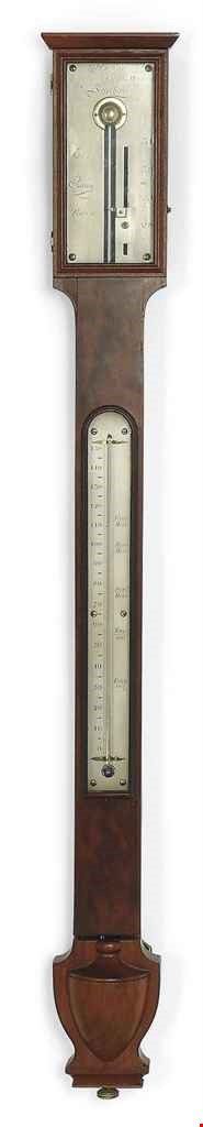 A REGENCY MAHOGANY STICK BAROMETER , HOPPE, LONDON. CIRCA 1810 | Christie's