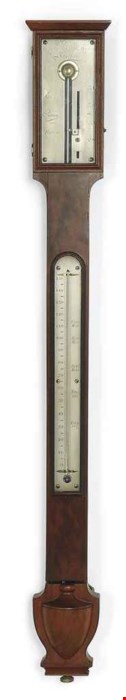 A REGENCY MAHOGANY STICK BAROMETER , HOPPE, LONDON. CIRCA 1810 | Christie's