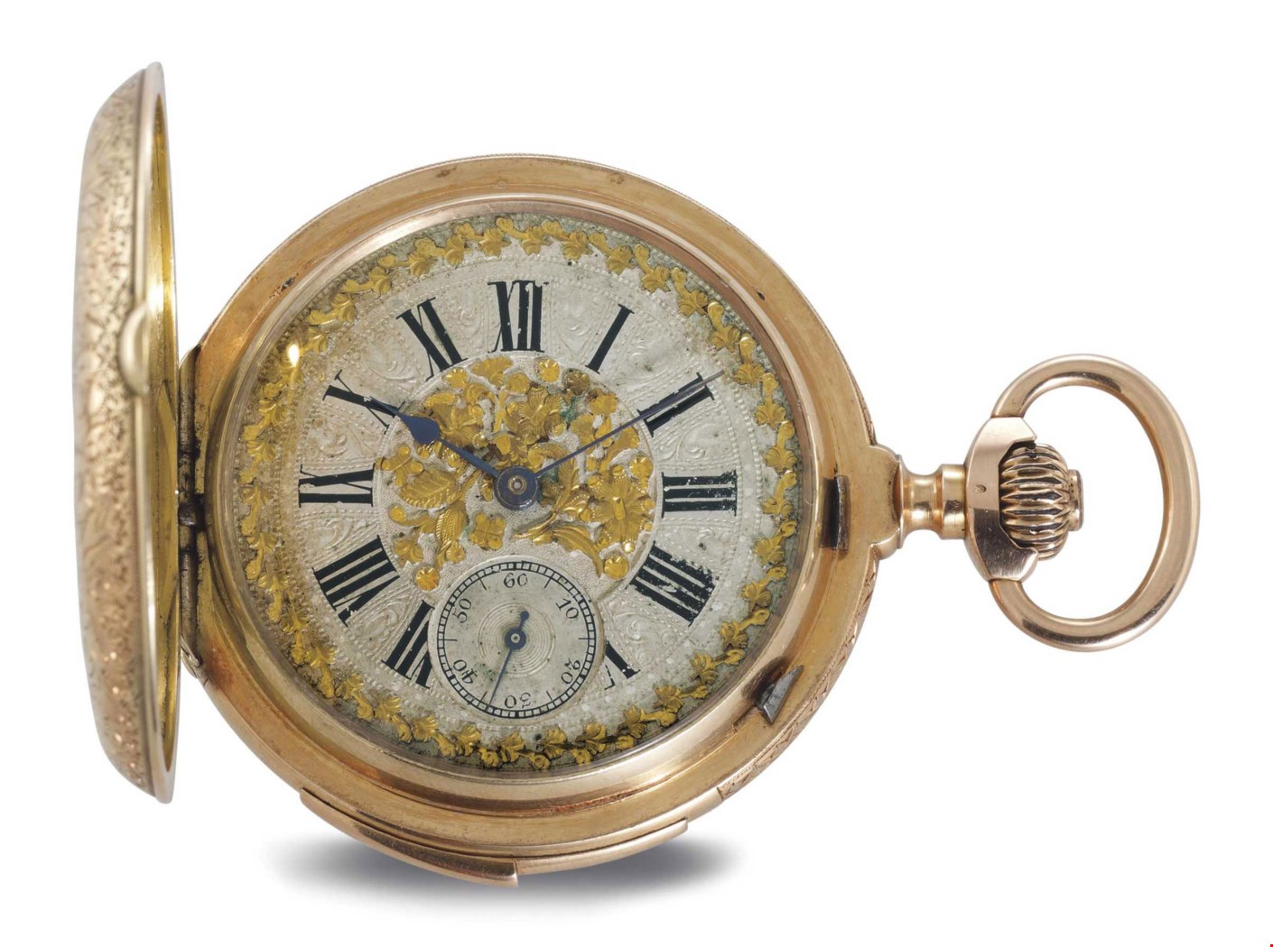 C. J. & A. PERRENOUD & CIE. LECLE. AN 18K PINK GOLD MINUTE REPEATING ...