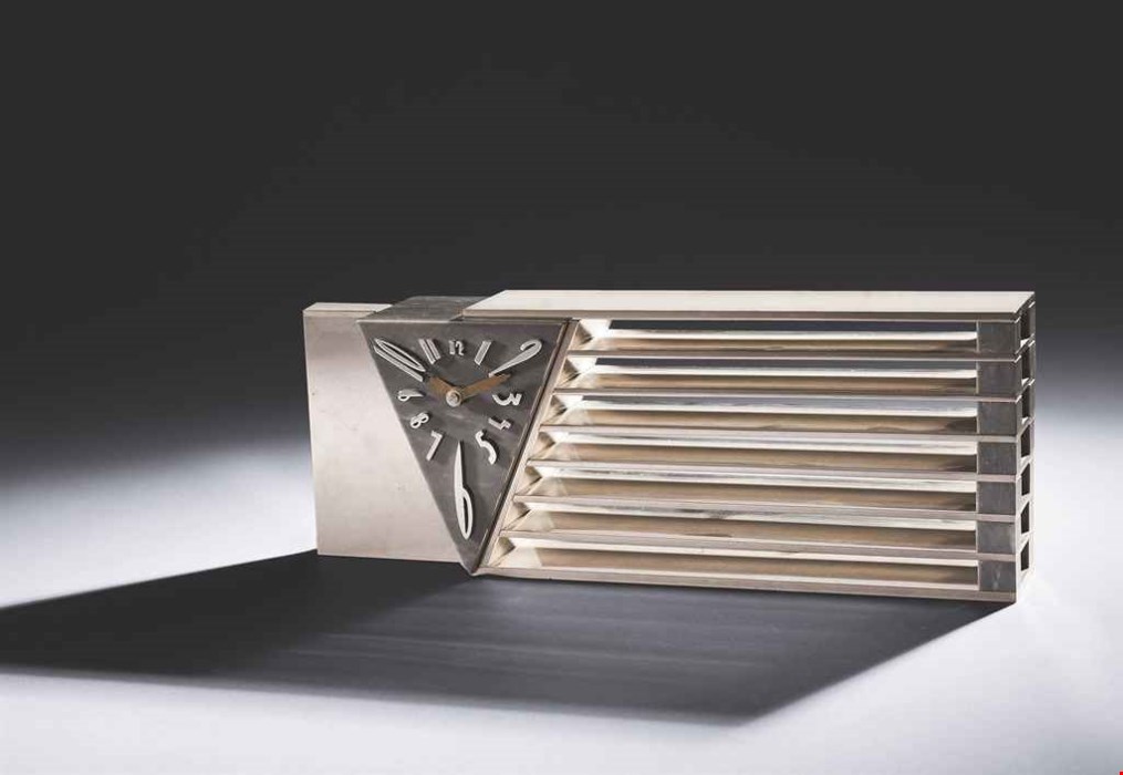 Jean-Emile Puiforcat (1897-1945) , PENDULE, ÉDITÉE PAR HOUR-LAVIGNE ...