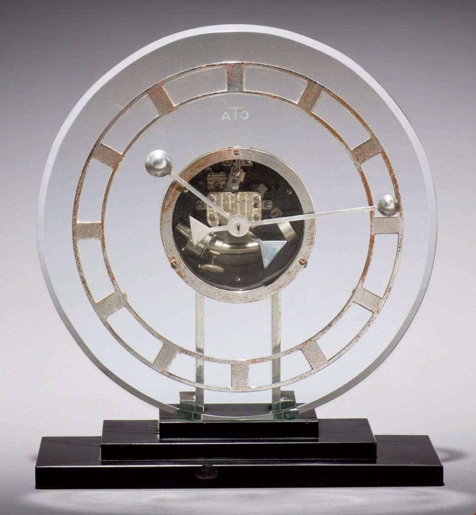 LÉON HATOT (1883-1953) DIT ATO , PENDULE CIRCULAIRE, VERS 1930 | Christie's