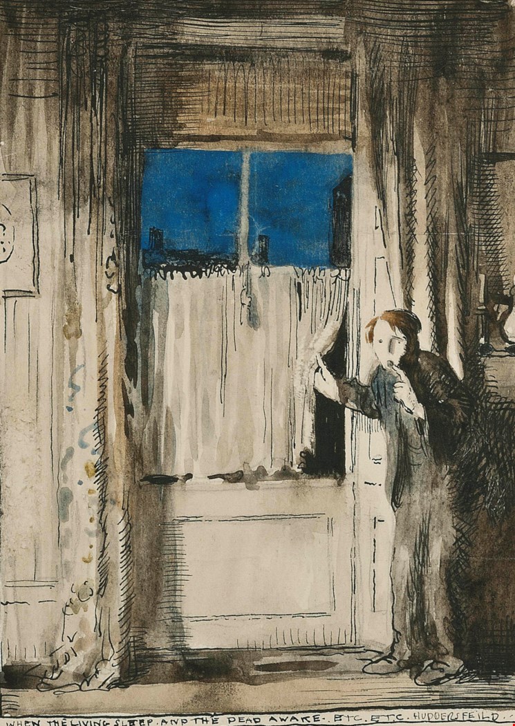 Sir William Orpen, R.H.A., R.A. (1878-1931) , When the Living Sleep and ...