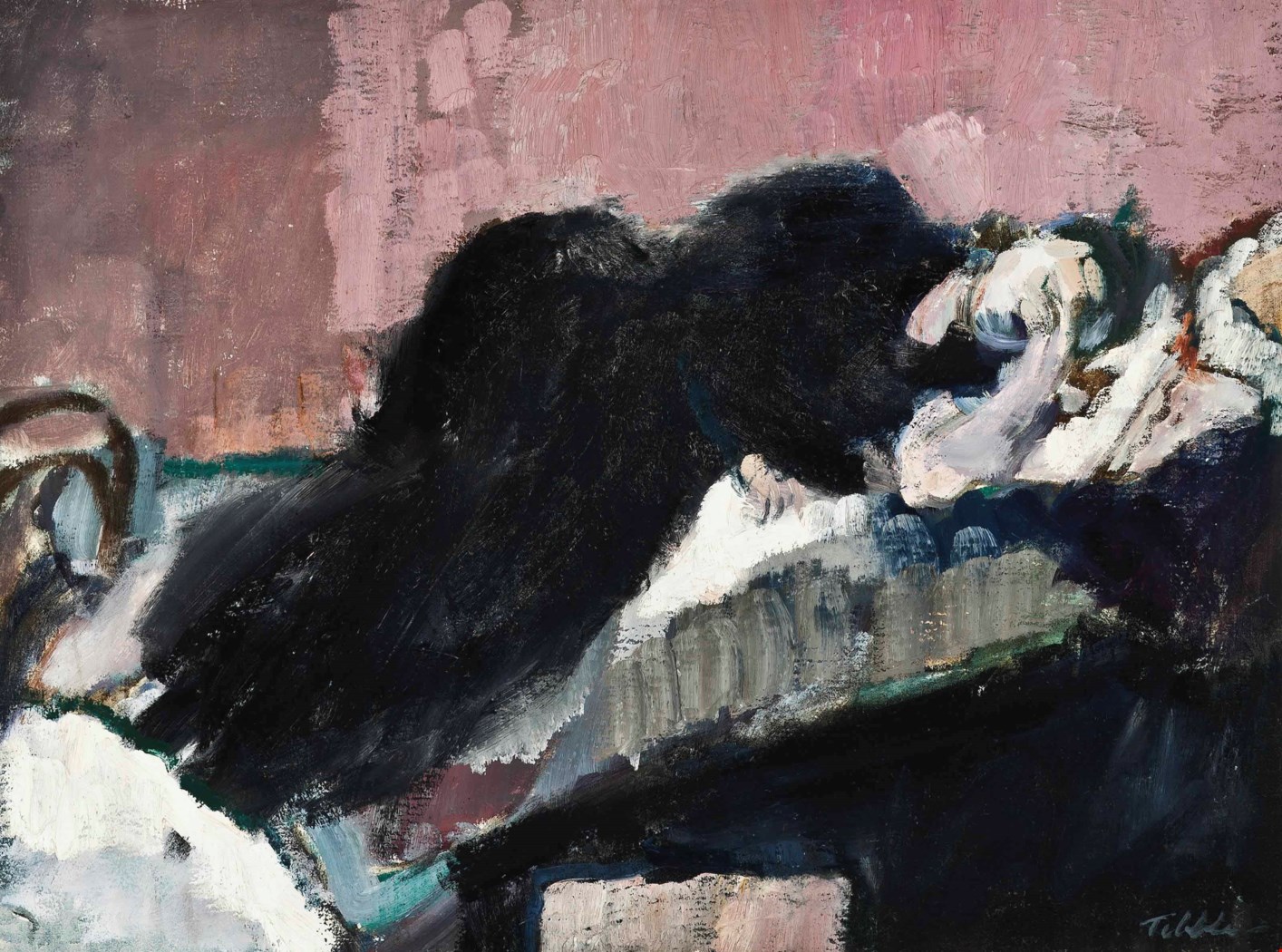 Geoffrey Tibble (1909-1952) , Resting woman | Christie's