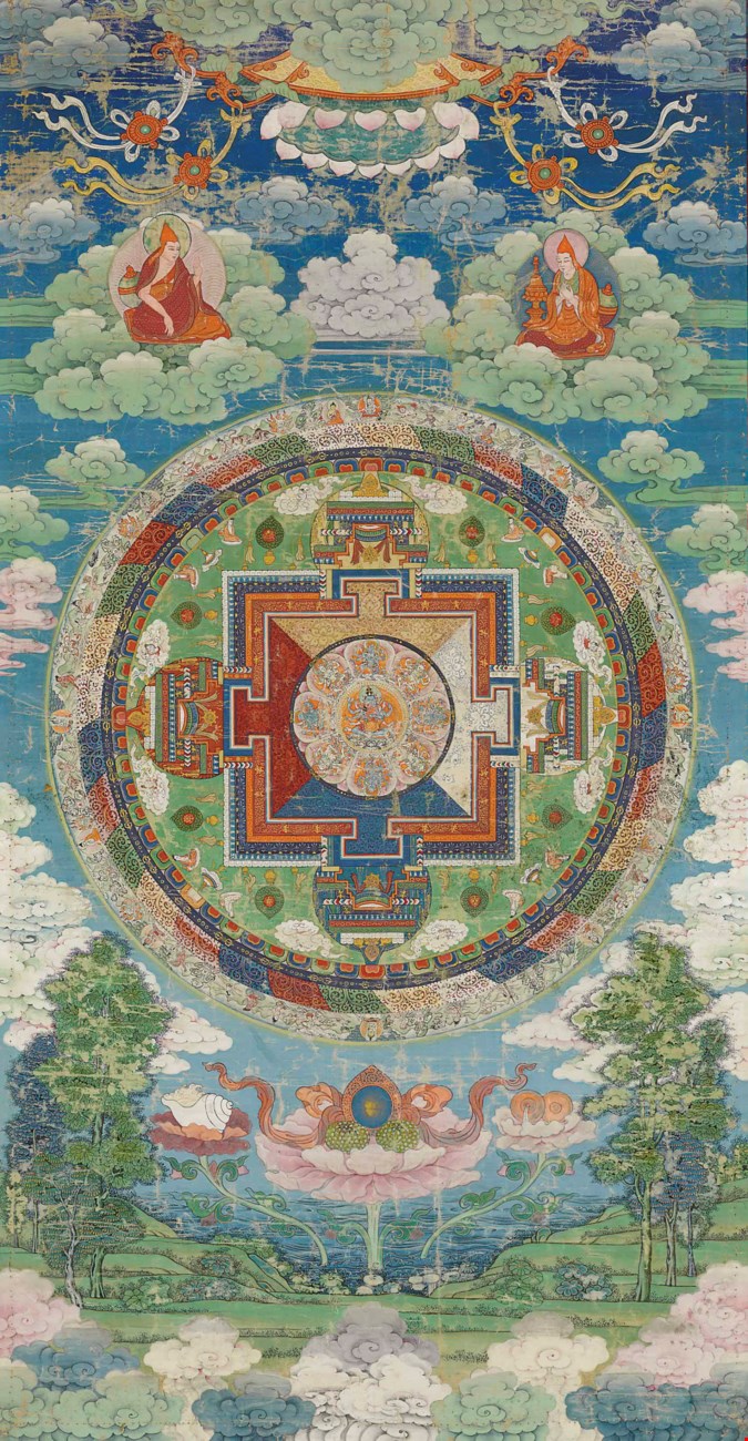 A thangka of Buddhakapala mandala