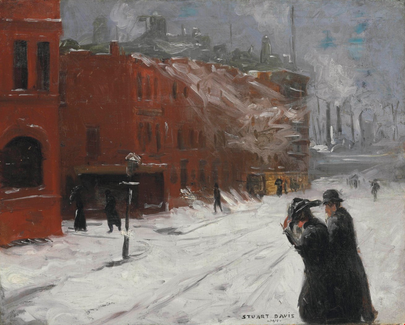 Stuart Davis (1892-1964) , City Snow Scene | Christie's