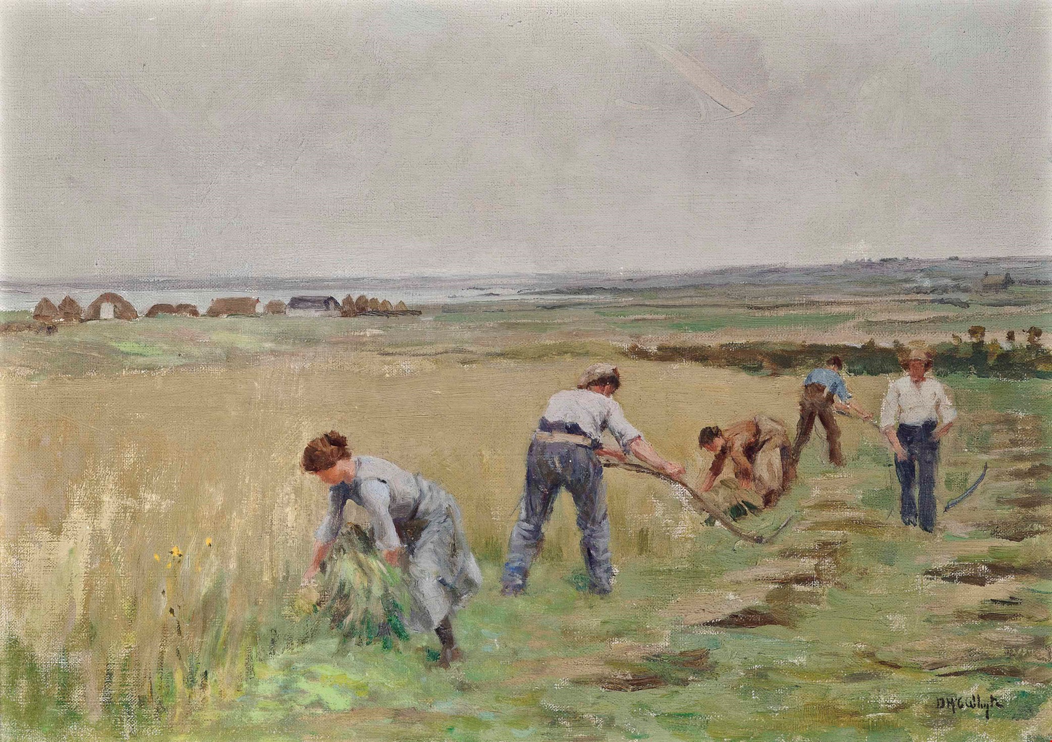 Duncan McGregor Whyte (1866-1953), 'A Hebredian Harvest' | Christie's