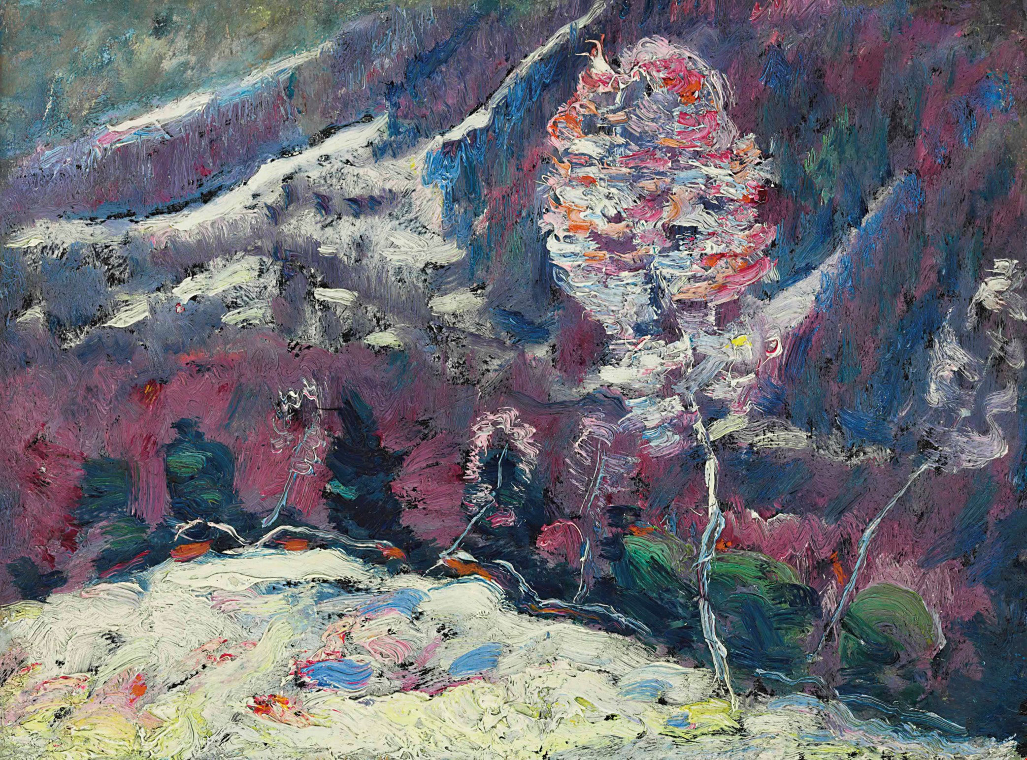 Marsden Hartley (1877-1943) , Untitled (Landscape) | Christie's