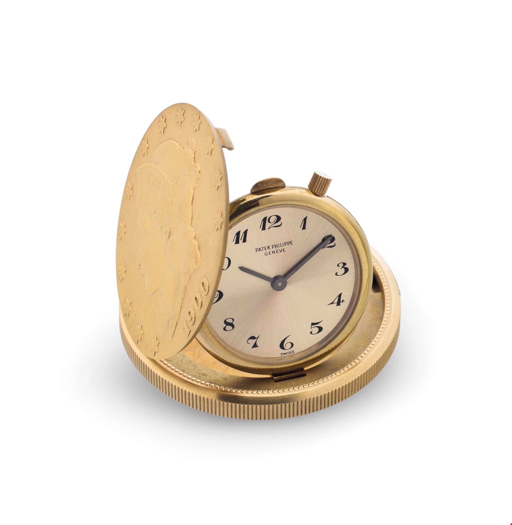 Patek Philippe. A Rare 18k Gold United States of America Twenty Dollar ...