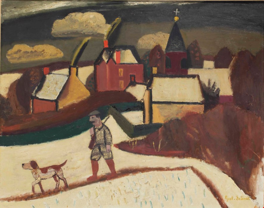 Gustave De Smet (1877-1943) , A hunter in the snow | Christie's