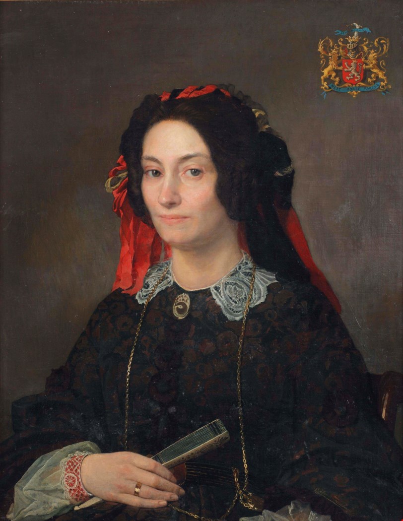 Lourens Alma Tadema (Dronrijp 1838-1912 Wiesbaden) , Portrait of Marie ...