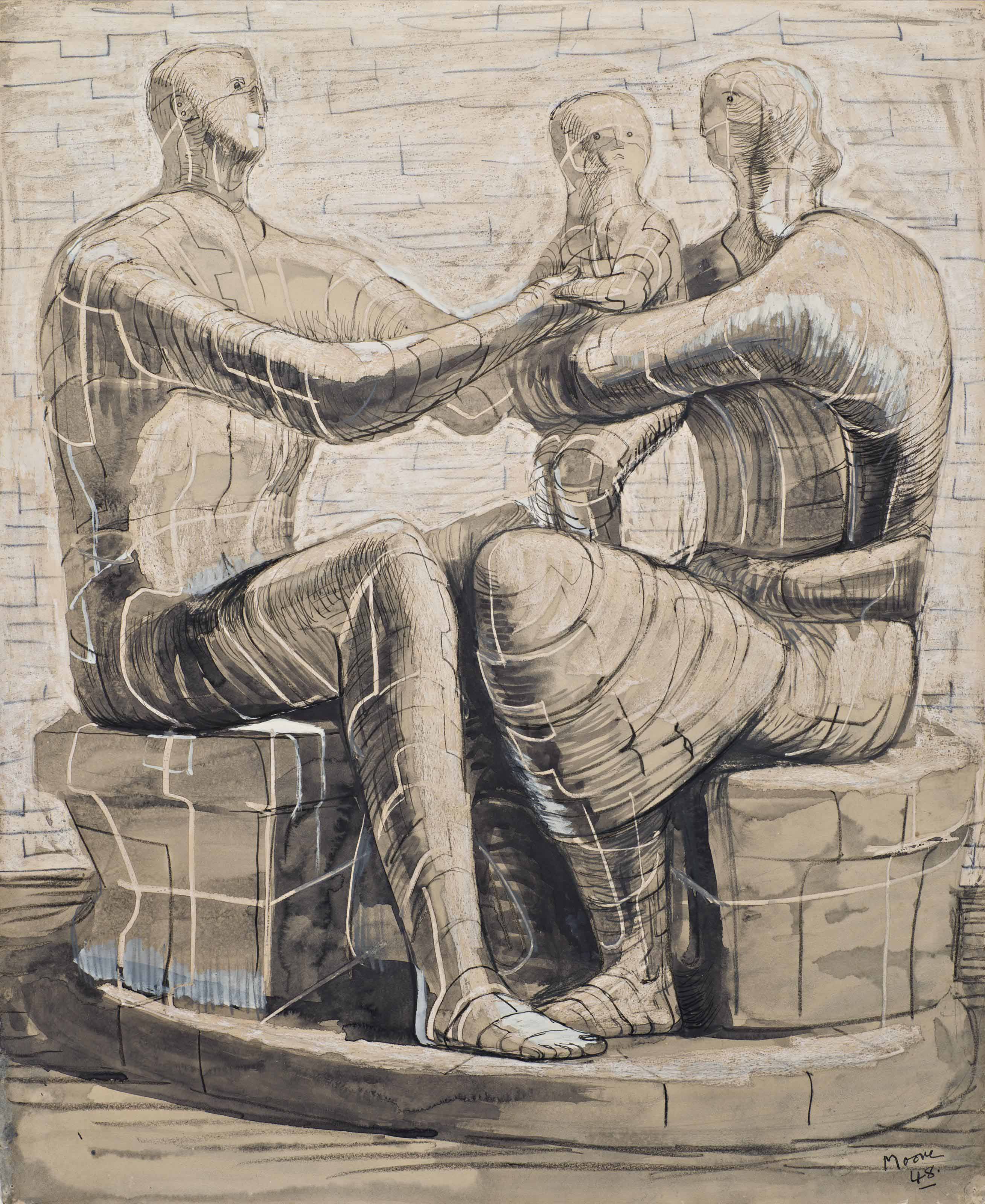 Henry Moore Family Groups
