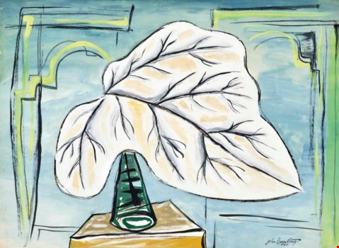 John Banting (1902-1972), Still life with leaf | Christie's