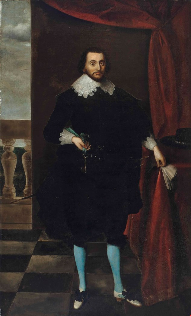 Circle of Daniel Mytens (Delft c. 1590-1647 The Hague), Portrait of a ...