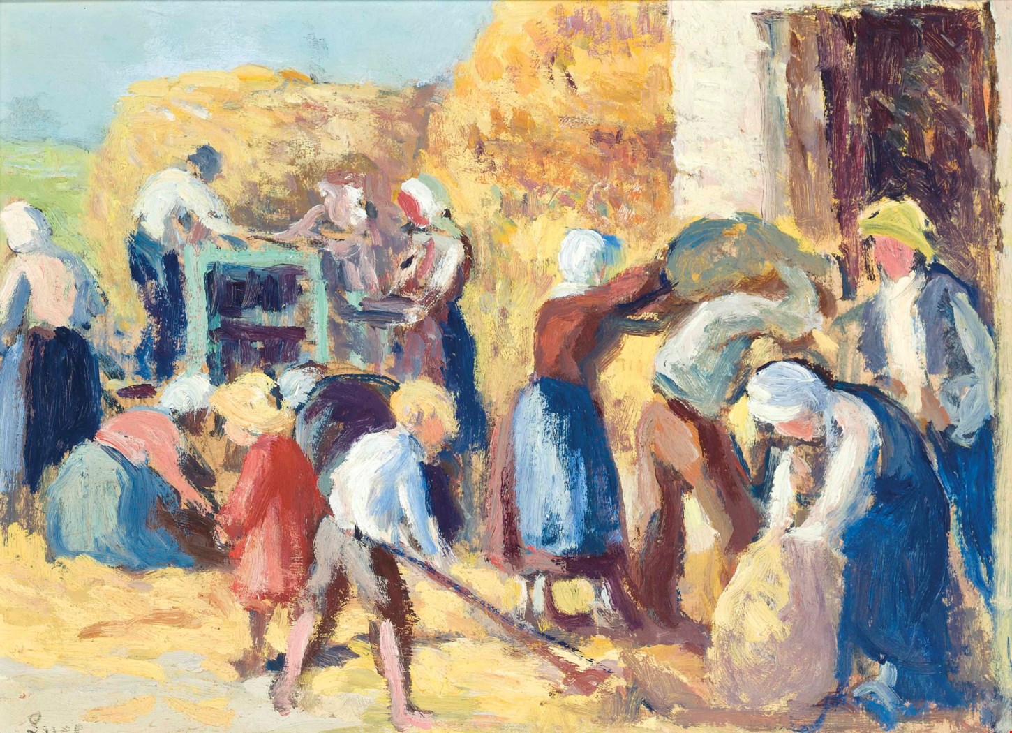 Maximilien Luce (1858-1941), Kermouster, La moisson | Christie's