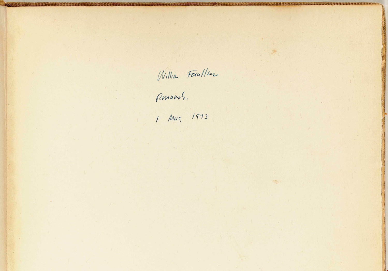 FAULKNER, William. A Green Bough. New York: Harrison Smith and Robert ...