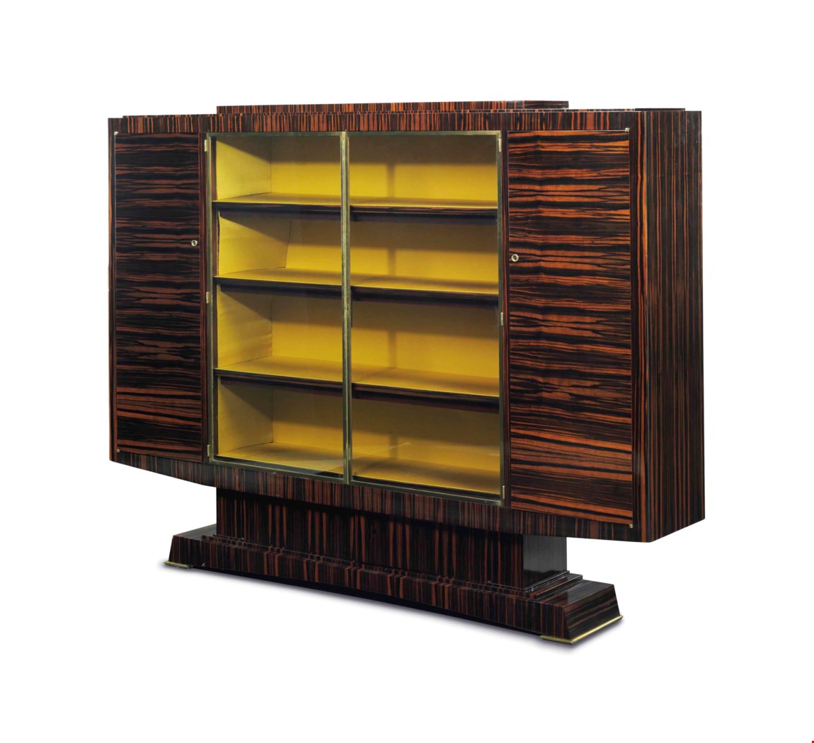 A FRENCH ART DECO STYLE CALAMANDER BOOKCASE, MID-20TH CENTURY | Christie's