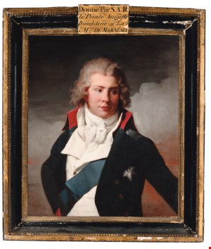 A GEORGE III SILVER-GILT EGG-CRUET, MARK OF JOHN EMES, THE SPOONS WITH ...