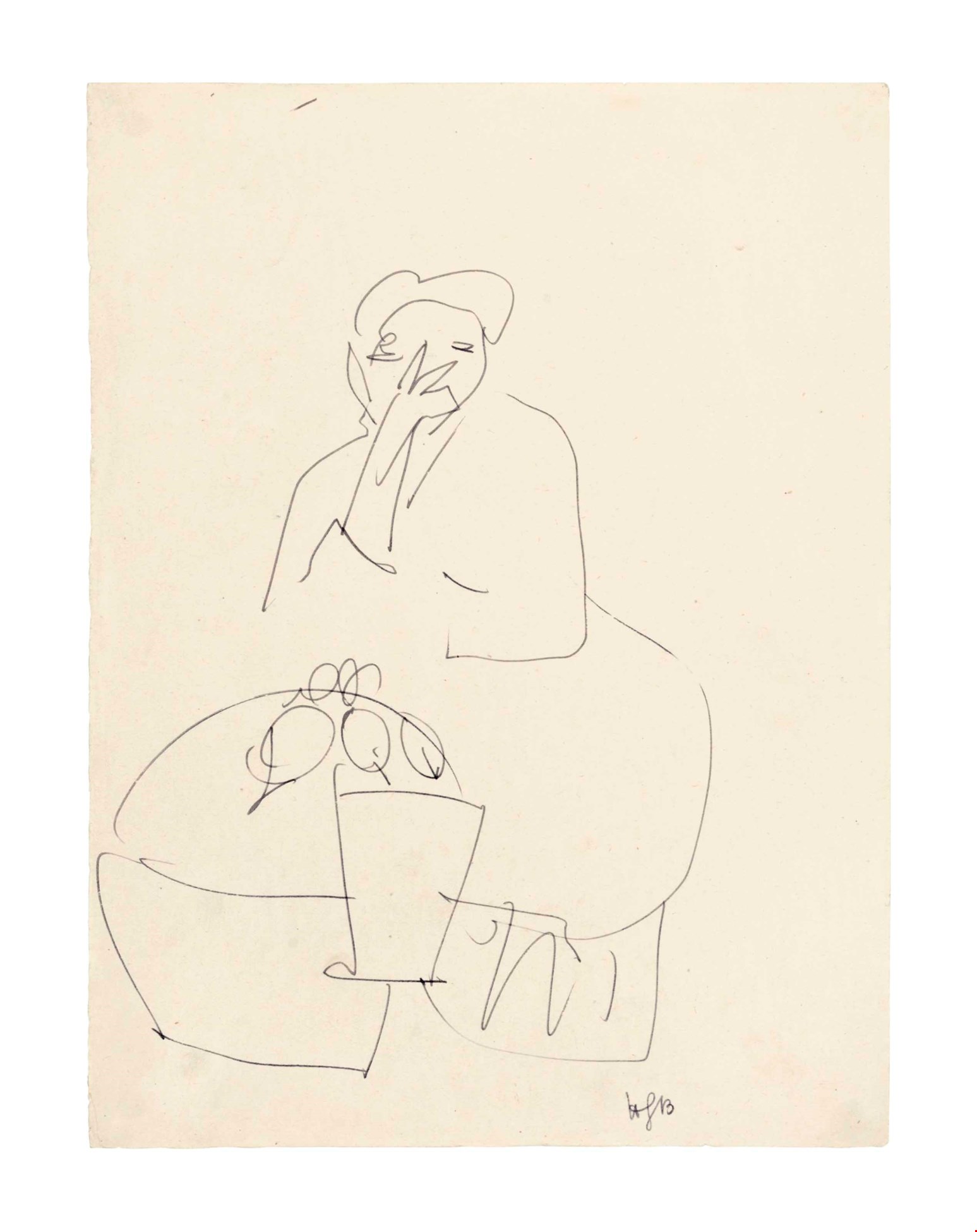 Henri Gaudier-Brzeska (1891-1915), Woman with flowers | Christie's