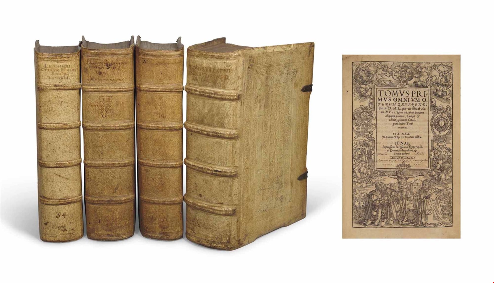 Martin LUTHER (1483-1546). Omnium operum. Jena: Christian Rödinger ...