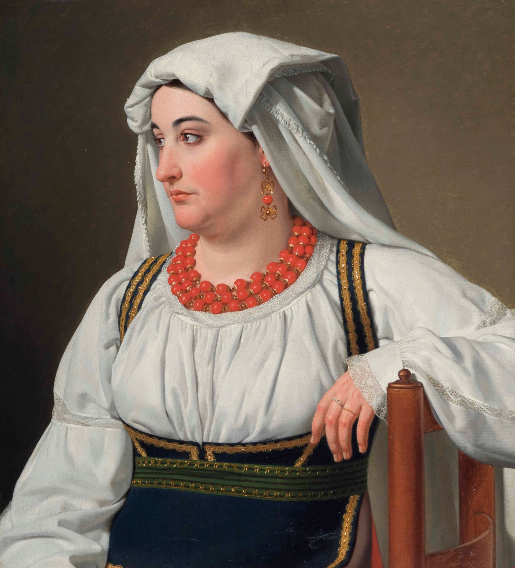 Christoffer Wilhelm Eckersberg (Danish, 1783-1853), Una Ciociara ...
