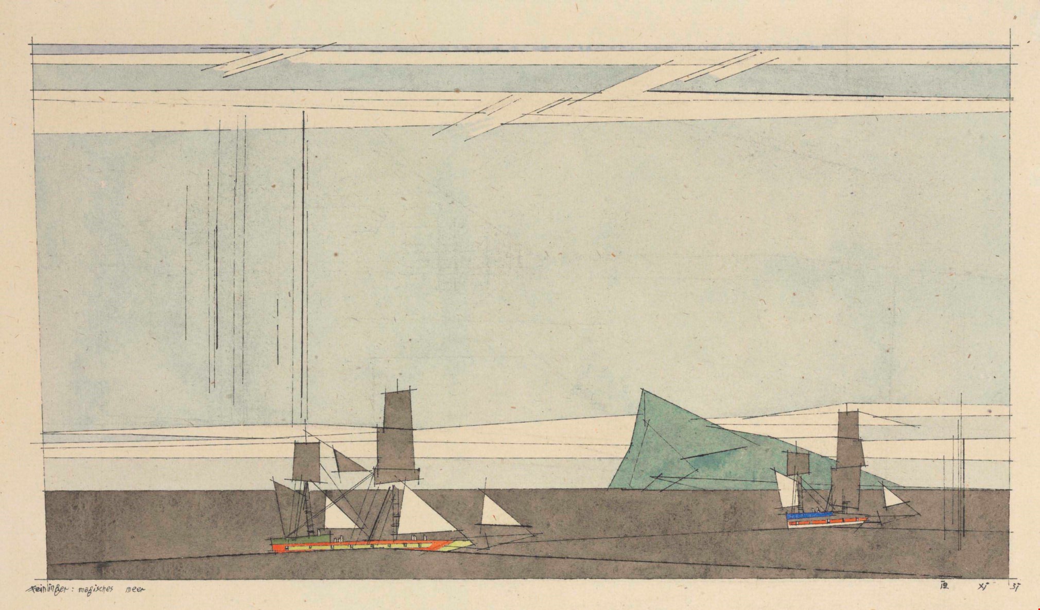 Lyonel Feininger (1871-1956), Magisches meer | Christie's