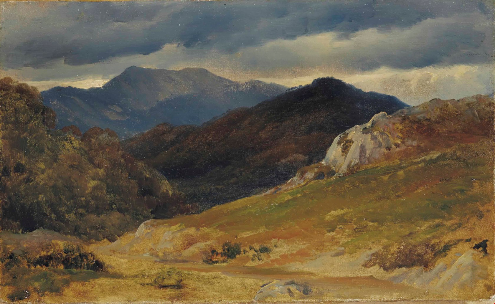 ANDRÉ GIROUX (PARIS 1801-1879), Vue de Civitella | Christie's