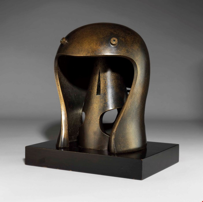 Henry Moore O.M., C.H. (1898-1986), Helmet Head No. 1 | Christie's
