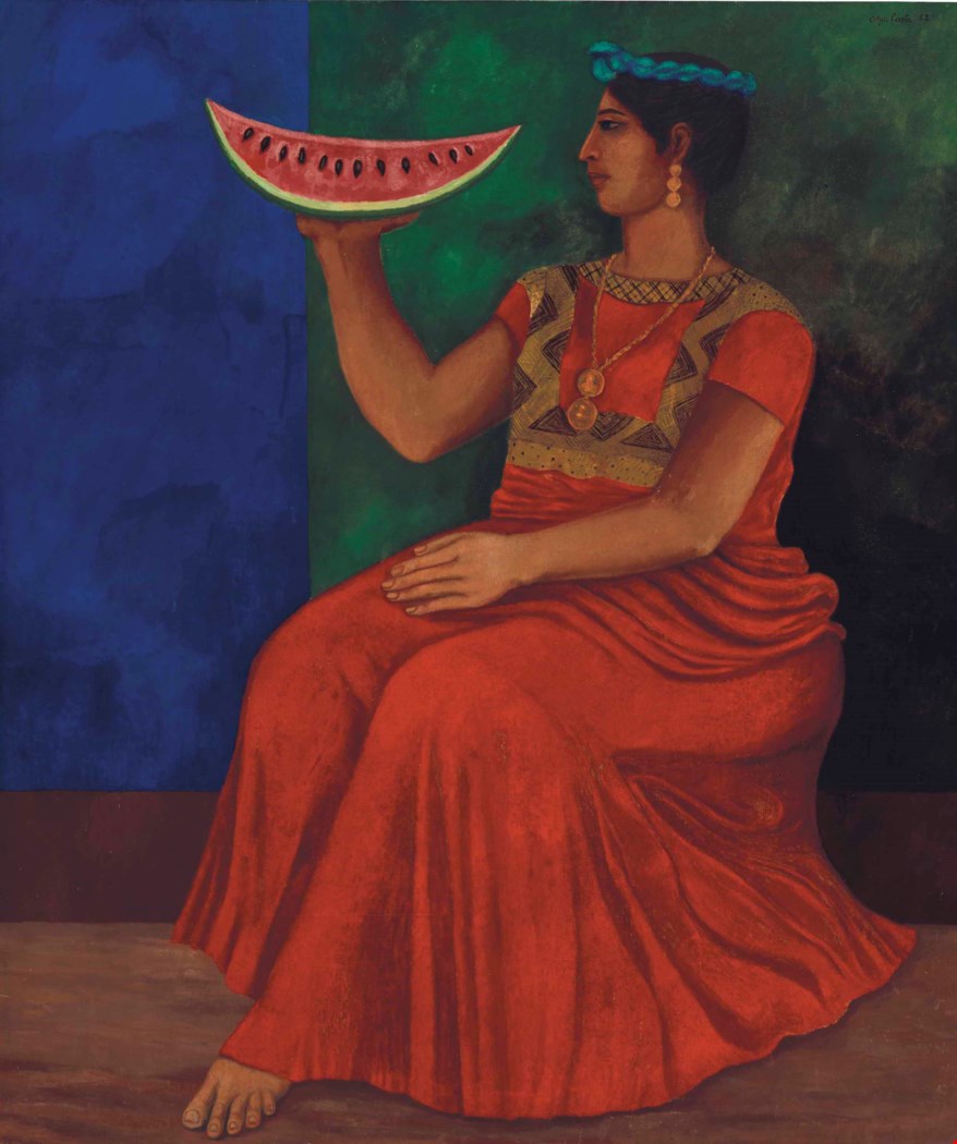 Olga Costa (1913-1994), Juchiteca con sandía | Christie's