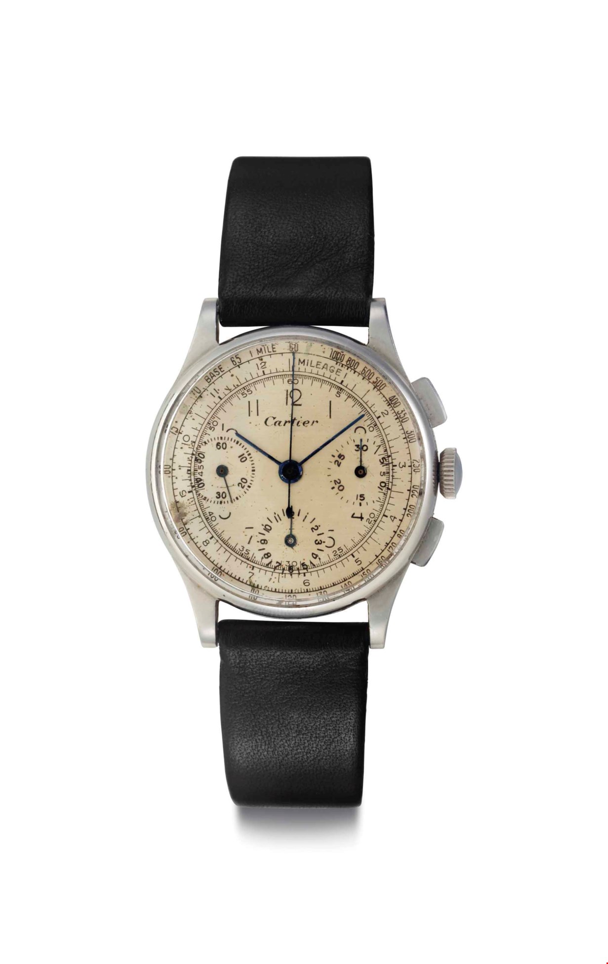 Jaeger-LeCoultre. A Fine Stainless Steel Wristwatch, Offered as a Gift ...