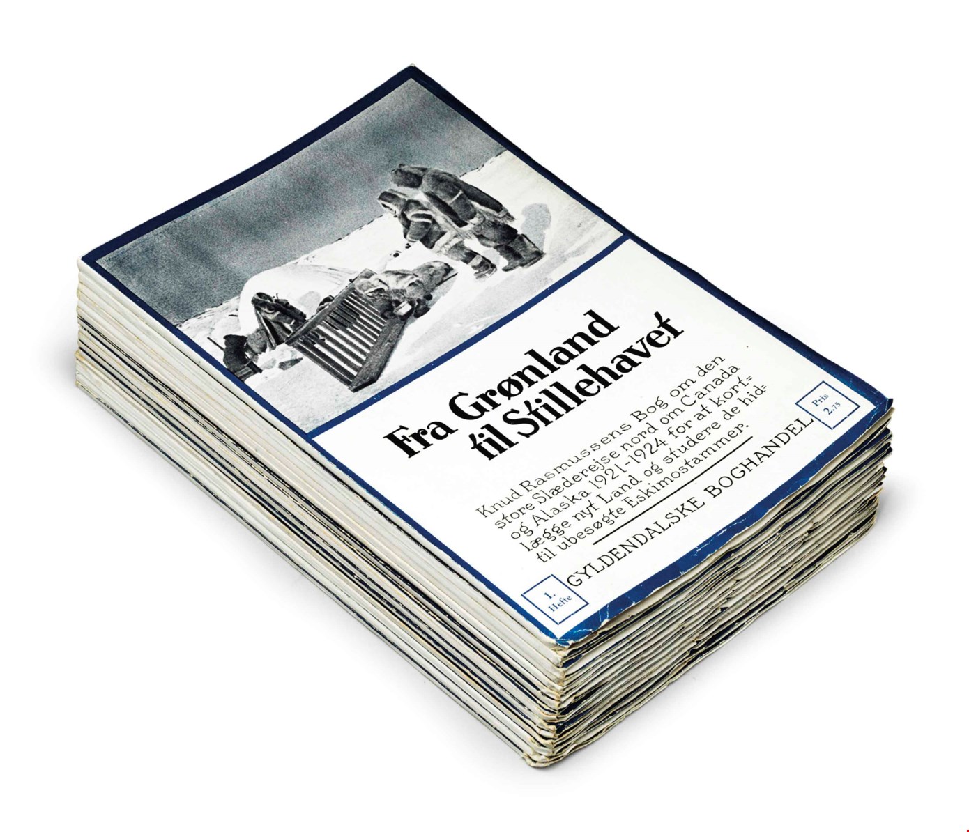 RASMUSSEN, Knud (1879-1933). Fra Grønland til Stillehavet, rejser og ...