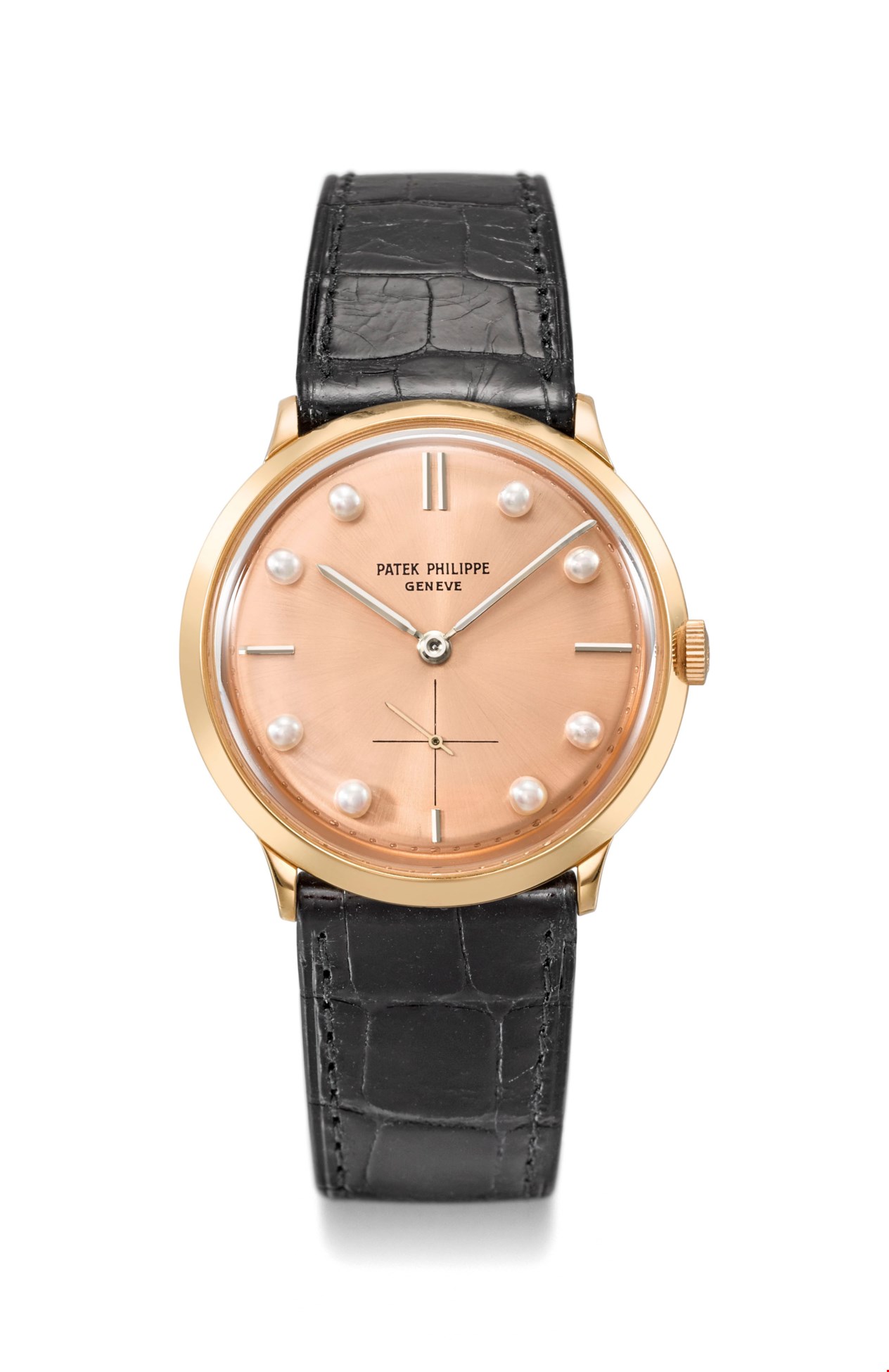 Patek Philippe. An exceptional and previously unrecorded 18K pink gold ...