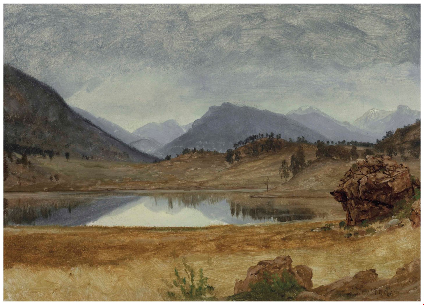 Albert Bierstadt (1830-1902), Wind River Country | Christie's