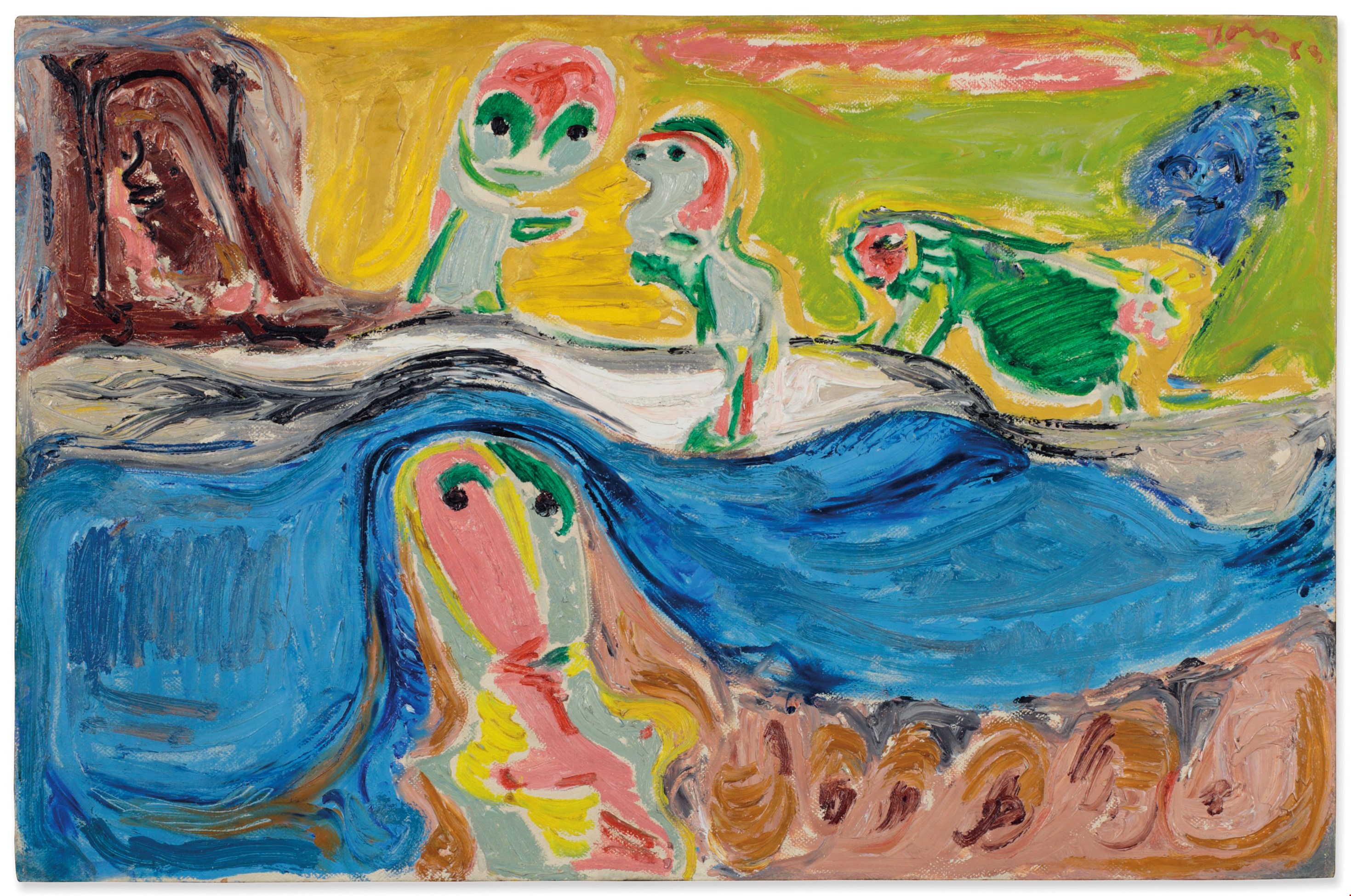 Asger Jorn (1914-1973), Børneleg (Children's Game) | Christie's