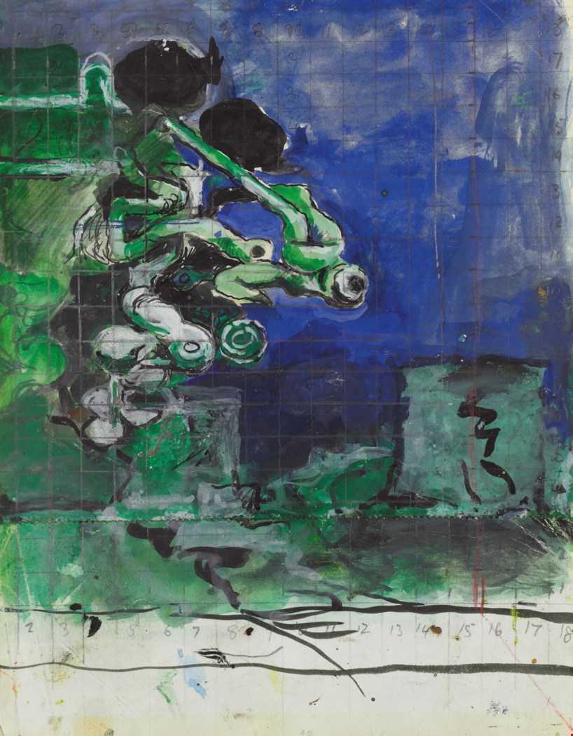 Graham Sutherland, O.M. (1903-1980), Study for 'Landscape with Ruin ...