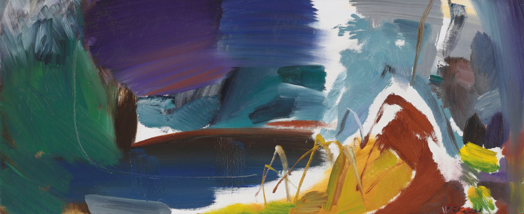 Ivon Hitchens (1893-1979), Storm Cloud over a River | Christie's