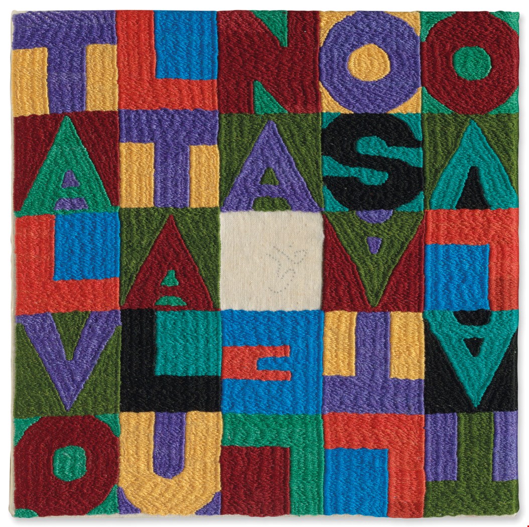 Alighiero Boetti (1940-1994), Talvolta sole talvolta luna (Sometimes ...