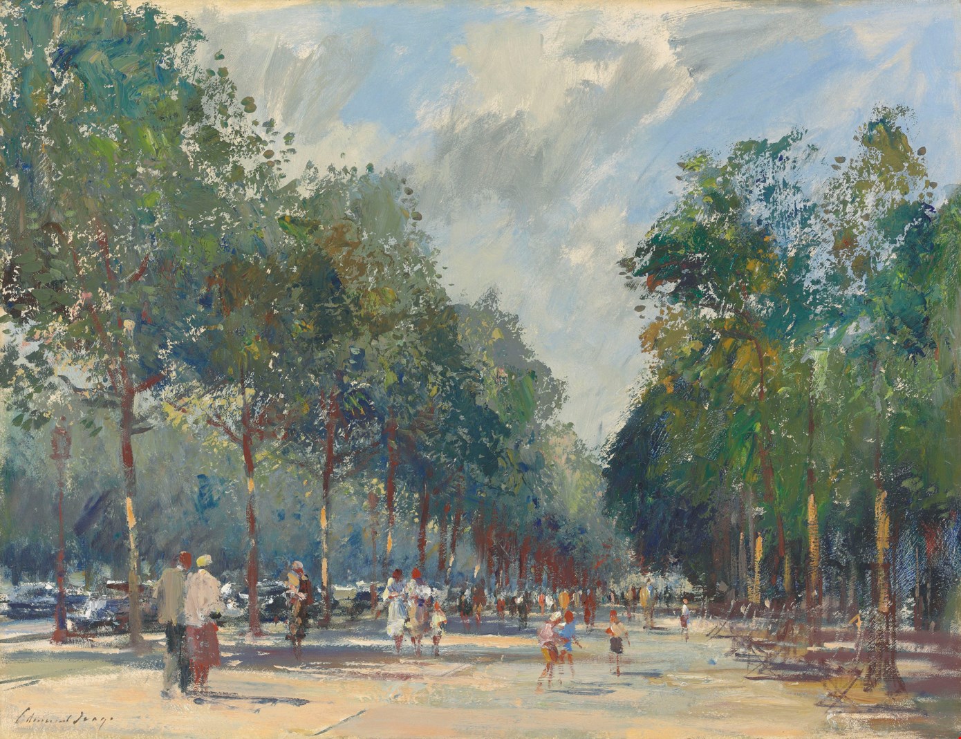 Edward Seago, R.W.S., R.B.A. (1910-1974), June in the Champs Elysées ...